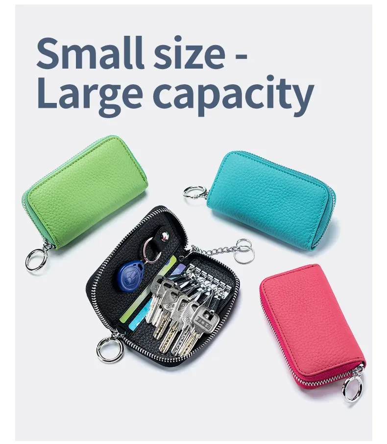 Multi Functional Genuine Leather Mobile Key Device Bpi Bag For Women ...