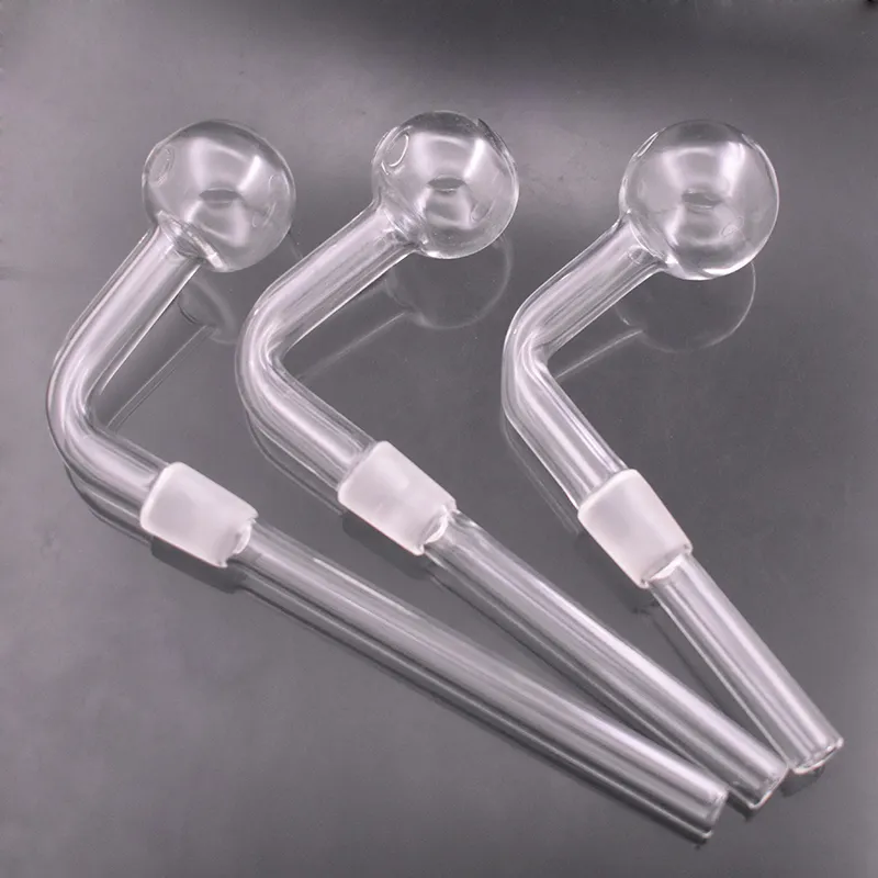14mm Male Glass Oil Burner Pipes Stem Clear Downstem Adapter Tube Oil ...