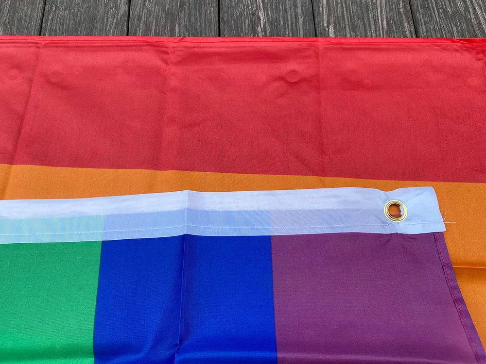 Colorful Rainbow Green And Yellow Flags Andanners 3x5FT 90x150cm Polyester Pride Green And ...