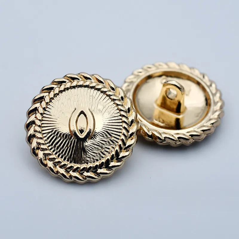 Sewing Notions Buttons: Round Metal Buttons For DIY Clothing, Coats ...