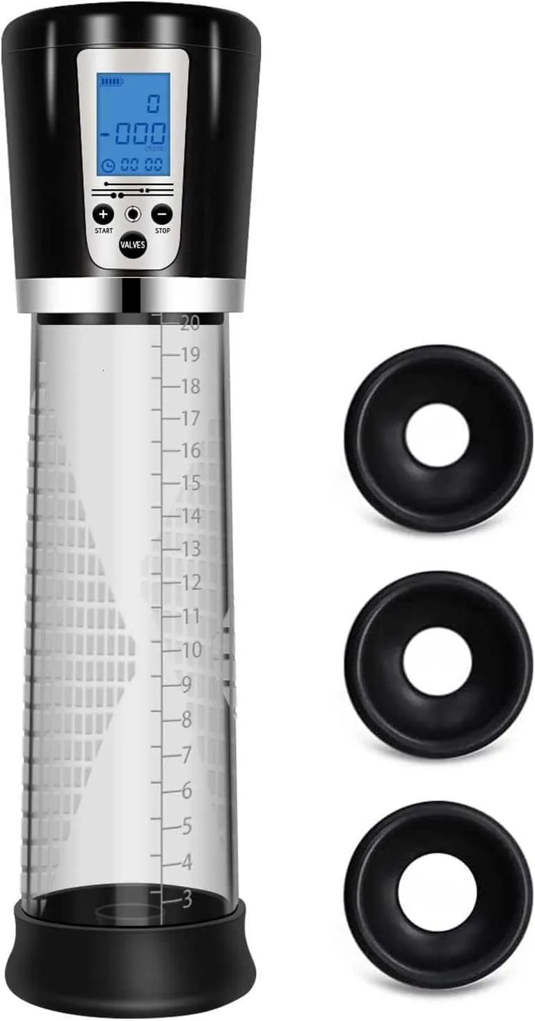 Vacuum Enhancement Device: 3 Size Rings, Rechargeable With Adjustable ...