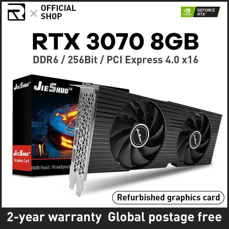 Refurbished Rtx 3070 8gb Graphics Cards Nvidia Rtx3070 8GB Gaming Video ...