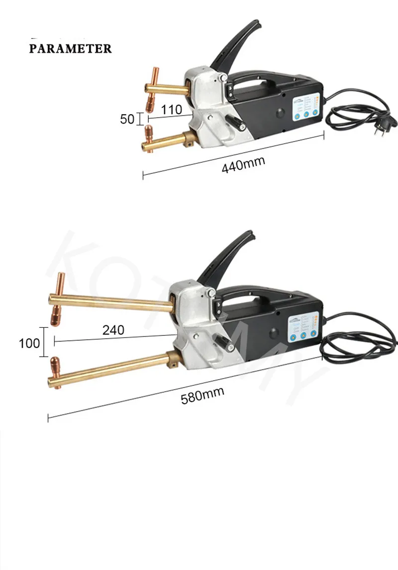 Portable Welding Machine Double Sided Spot Welder: 220V/380V Handheld ...