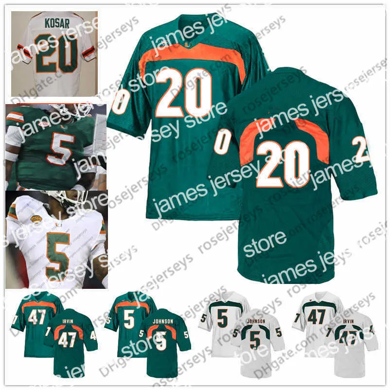 Miami Hurricanes Football Jersey - NCAA Legends: Testaverde, Kosar ...