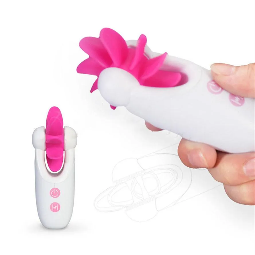 7 Speeds Rotation Oral Sex Tongue Licking Toy Female Masturbation