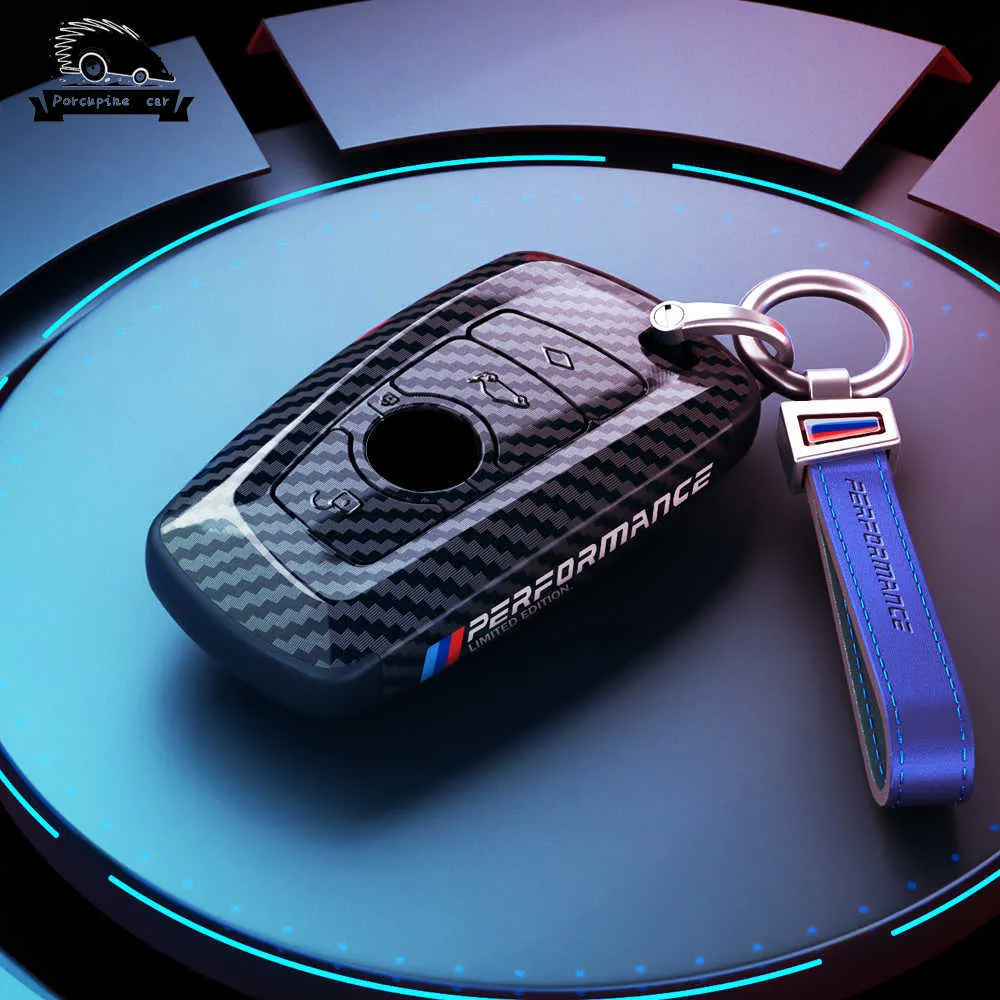 Carbon Fiber Smart Key Bank Online Banking Fob Case SKIN Cover For BMW ...