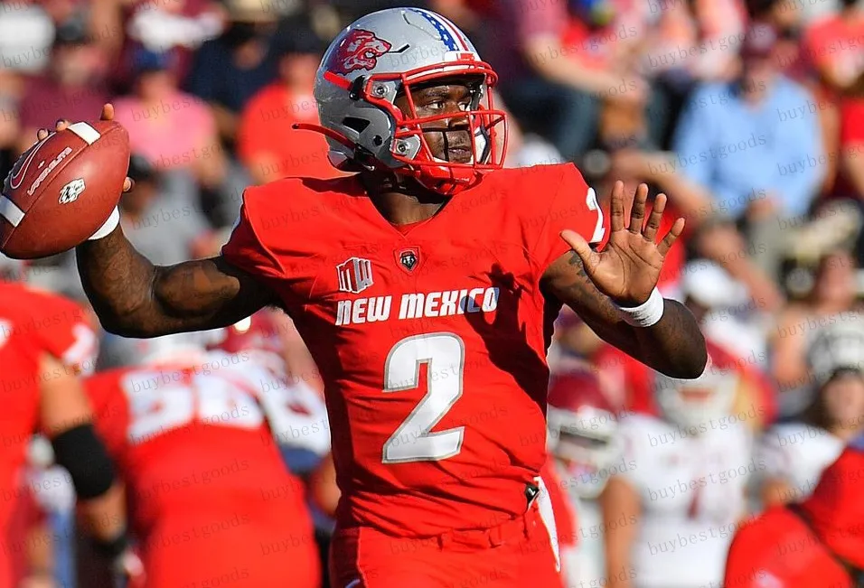 New Mexico Lobos Football Jersey Custom College Football Jerseys From ...