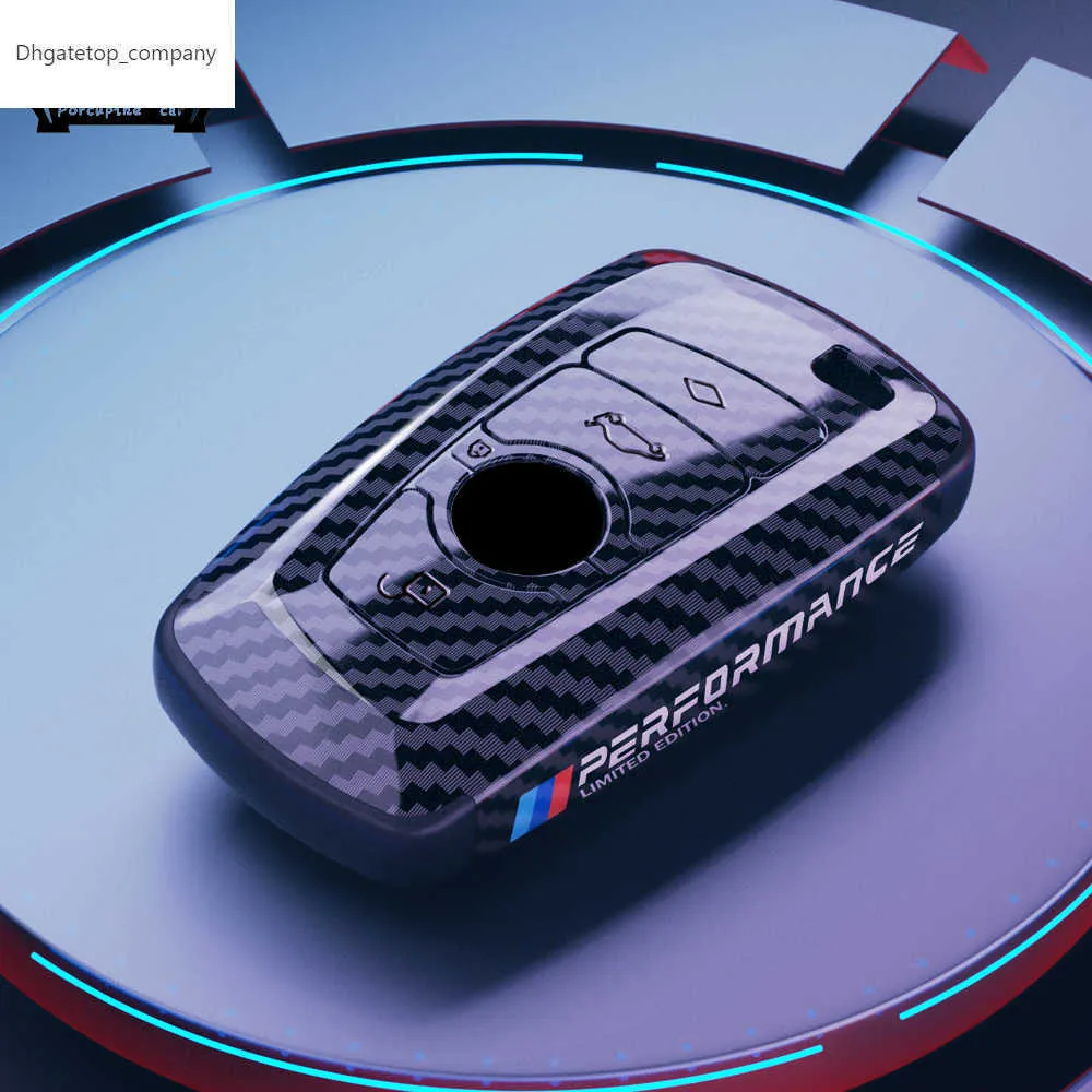 Carbon Fiber Smart Key Bank Online Banking Fob Case SKIN Cover For BMW ...