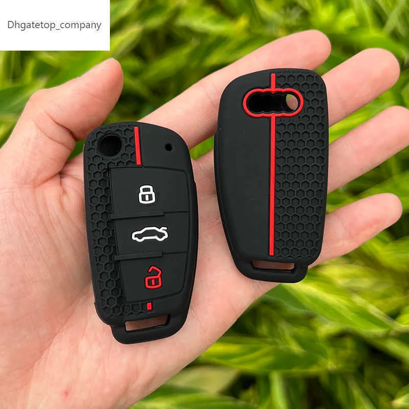 Silicone Cheap Key Fob Replacement Case Protector Cover With 3 Buttons For Audi A1 Q7 TT TTS R8 S3 RS3 RS6 Folding Remote Control Key From Fyautoper 4.68 DHgate.Com
