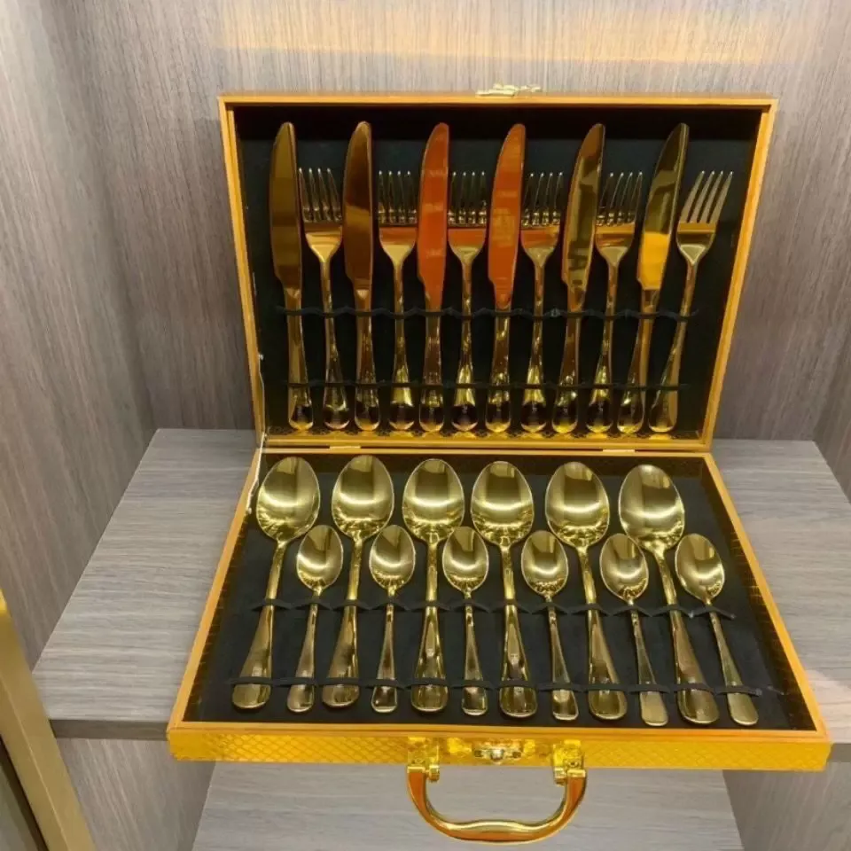Western Tableware Gift Box 304 Stainless Steel Steak Knife, Fork ...