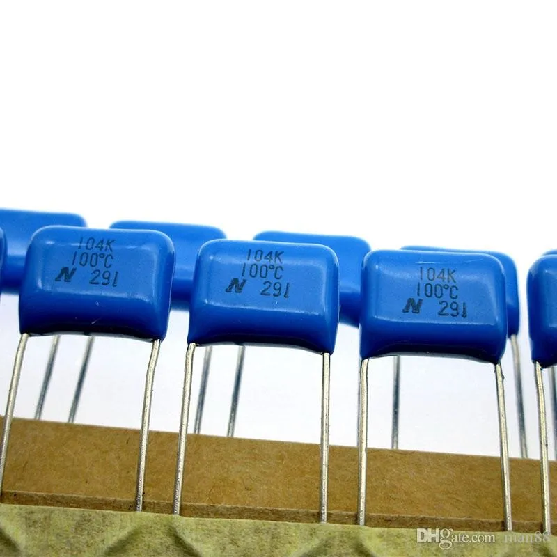 Nitsuko 104K 250V Capacitor 0.1uF 100nF Film Capacitor, 10mm Pitch For Audio Amplifiers ...