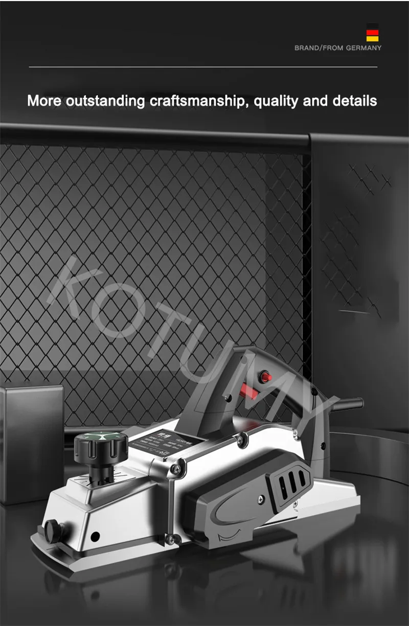 Electric Hand Planer Jig: Portable Woodworking Planer With 82mm Cutting ...