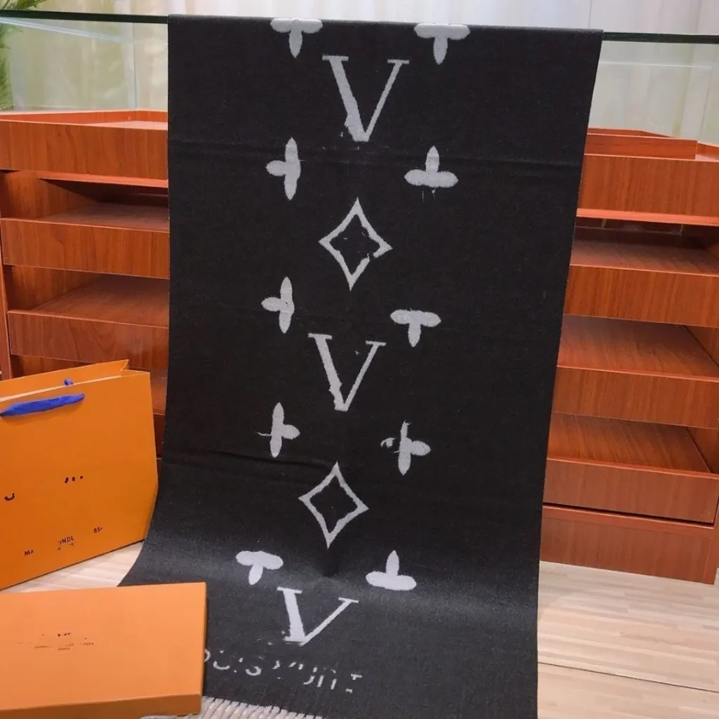 Designer Classic Checkered Thick Cashmere Unisex Winter Shawl Tassel Scarf Over 69 in Length ...