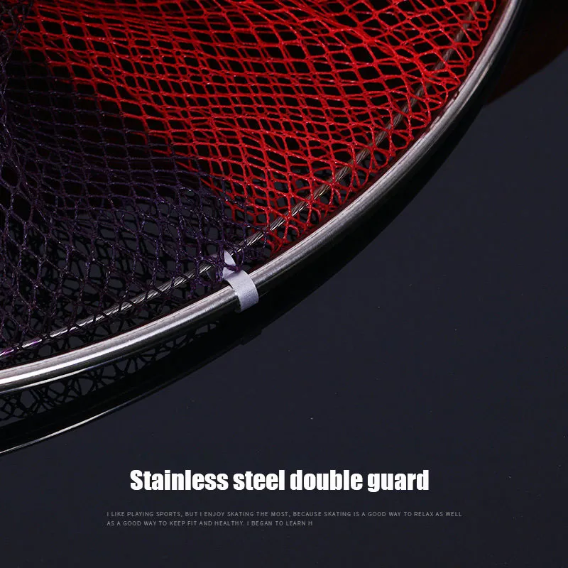 Fast Dry Platform Black Pit Fish Safety Net Durable Fly Fishing Net ...