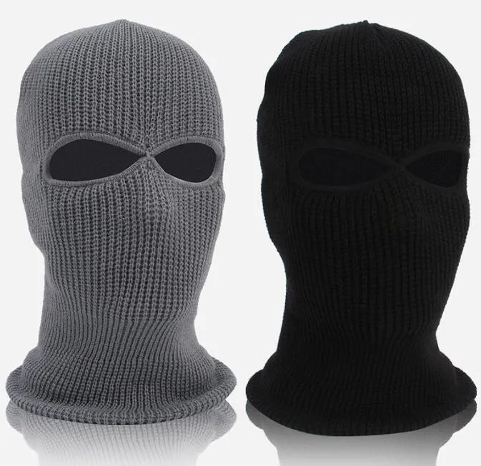 Unisex Knit Balaclava Ski Mask Two Hole Full Face... From Danny2014, $1 ...