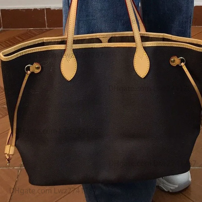 Woman's Designer Genuine Leather Shopping Bag Shoulder Bag with Serial ...