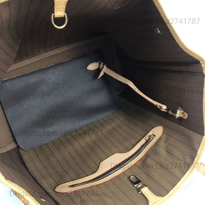 Woman's Designer Genuine Leather Shopping Bag Shoulder Bag with Serial ...