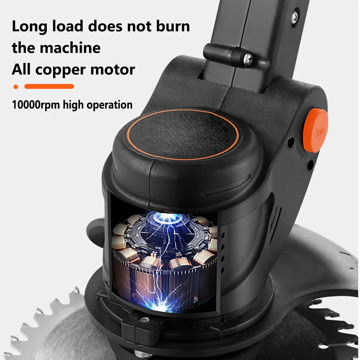 Folding Cordless Electric Lawn Mowers Rechargeable... From Beijamei ...