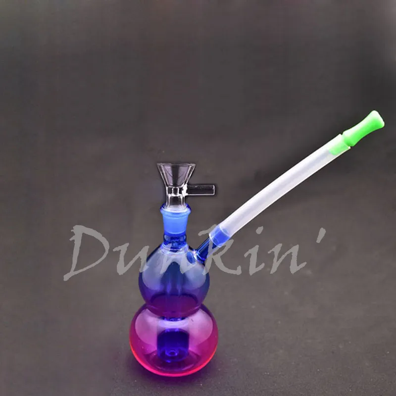 Rainbow Glass Oil Burner Bong Set Smoking Hookah With 10mm Male Oil ...