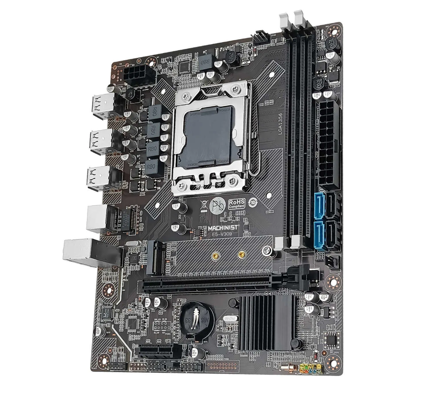 Intel X79 LGA 1356 Motherboard DDR3 ECC RAM ، E5 Xeon CPU Support ...
