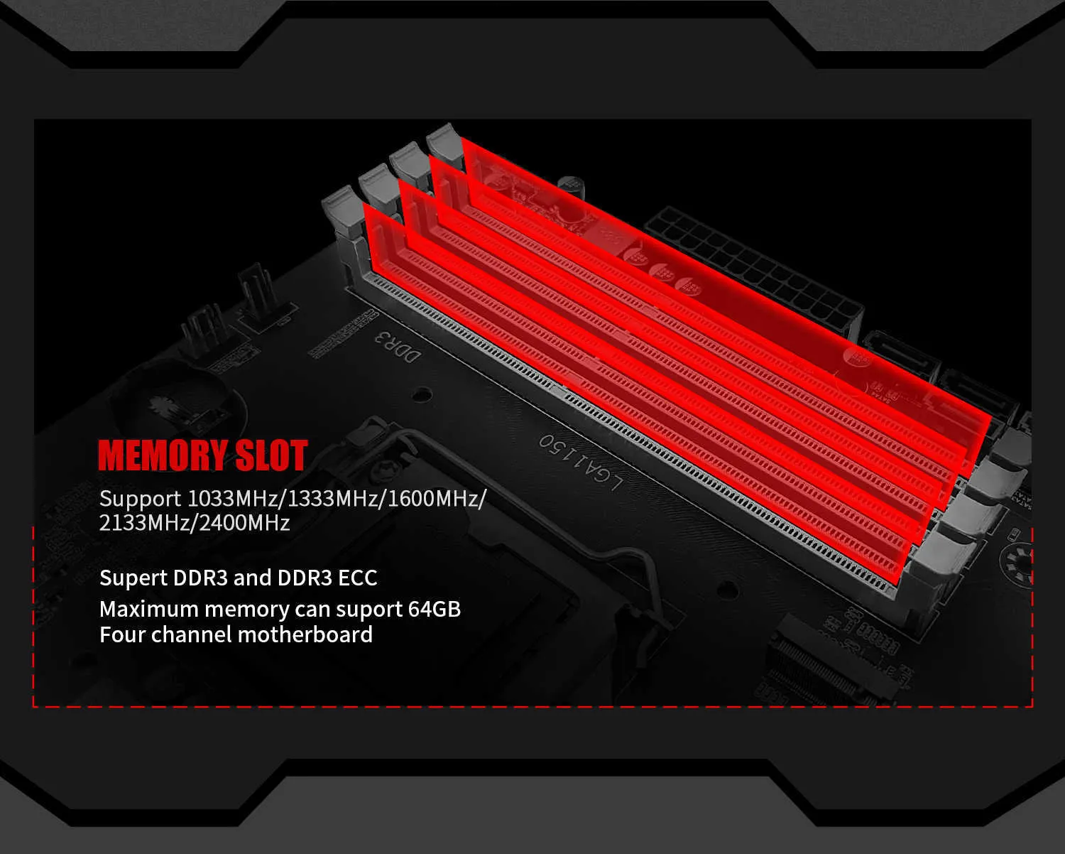MACHINIST H97M PRO Motherboard LGA 1150 M ATX SATA 3 USB 3.0 NVMe M.2 ...