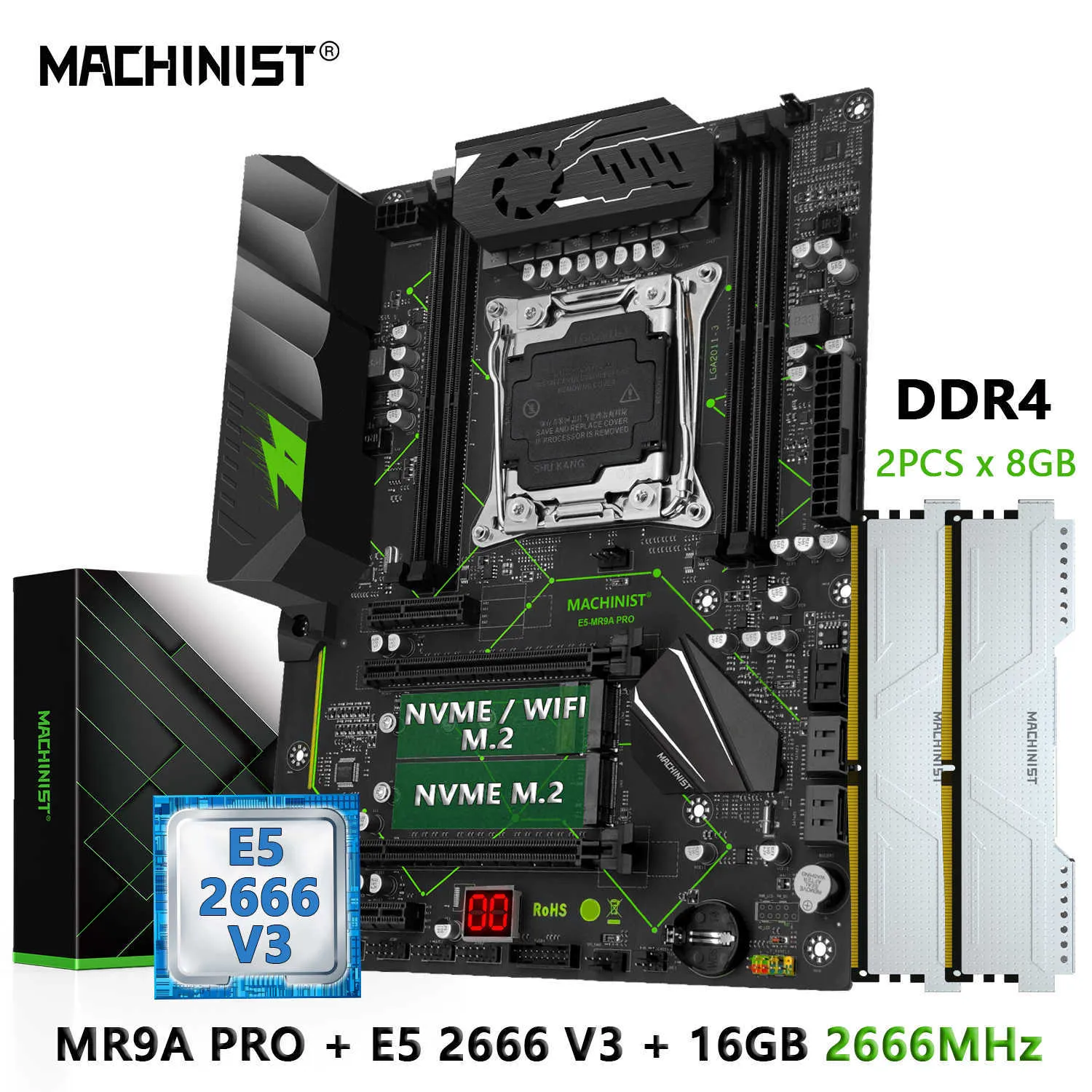 High Performance Motherboard CPU Memory Combo Set ATX Form Factor, LGA ...
