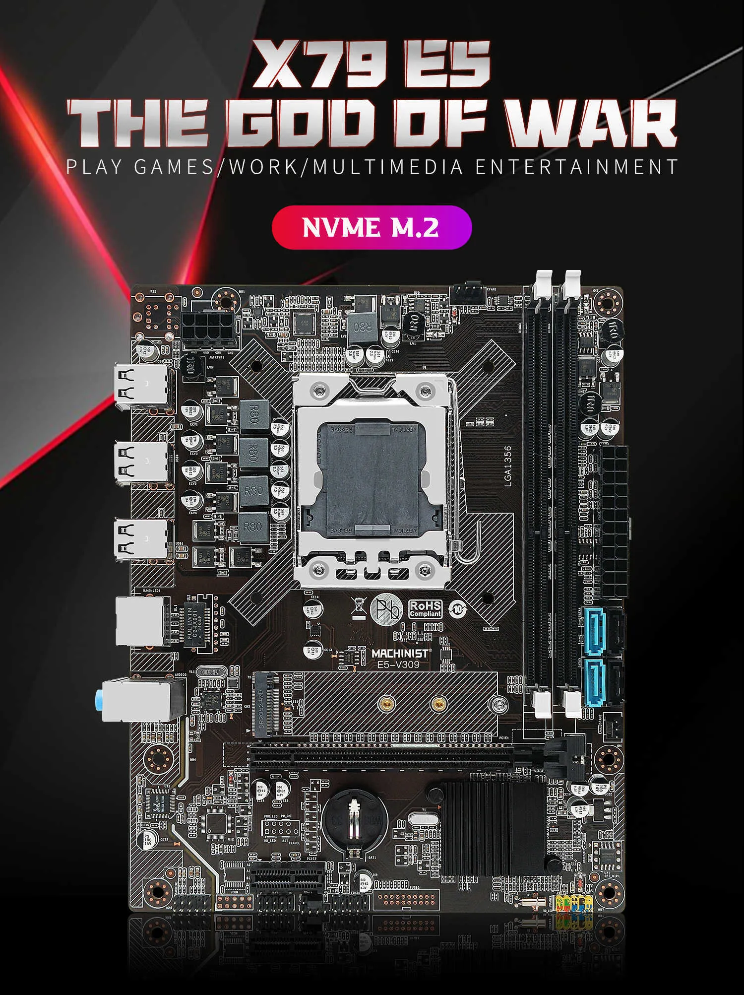 DHgate 인텔 X79 LGA 1356 마더 보드 DDR3 ECC RAM, E5 Xeon CPU 지원,... | 오늘 ₩ ...