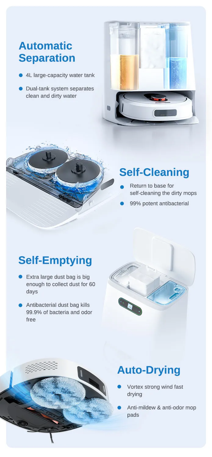 Hand Push Sweepers Global Version Roidmi Eva Cleaner Cleaning Mopping ...