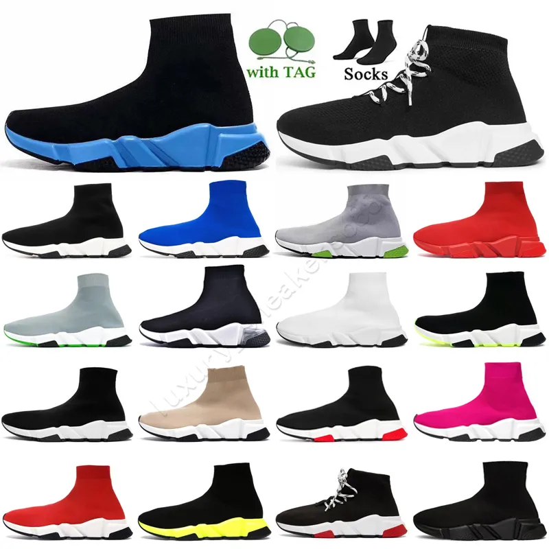 Platform Designer Sneaker Sock Shoes Speed 1.0 Casual Shoes Mens Runner ...