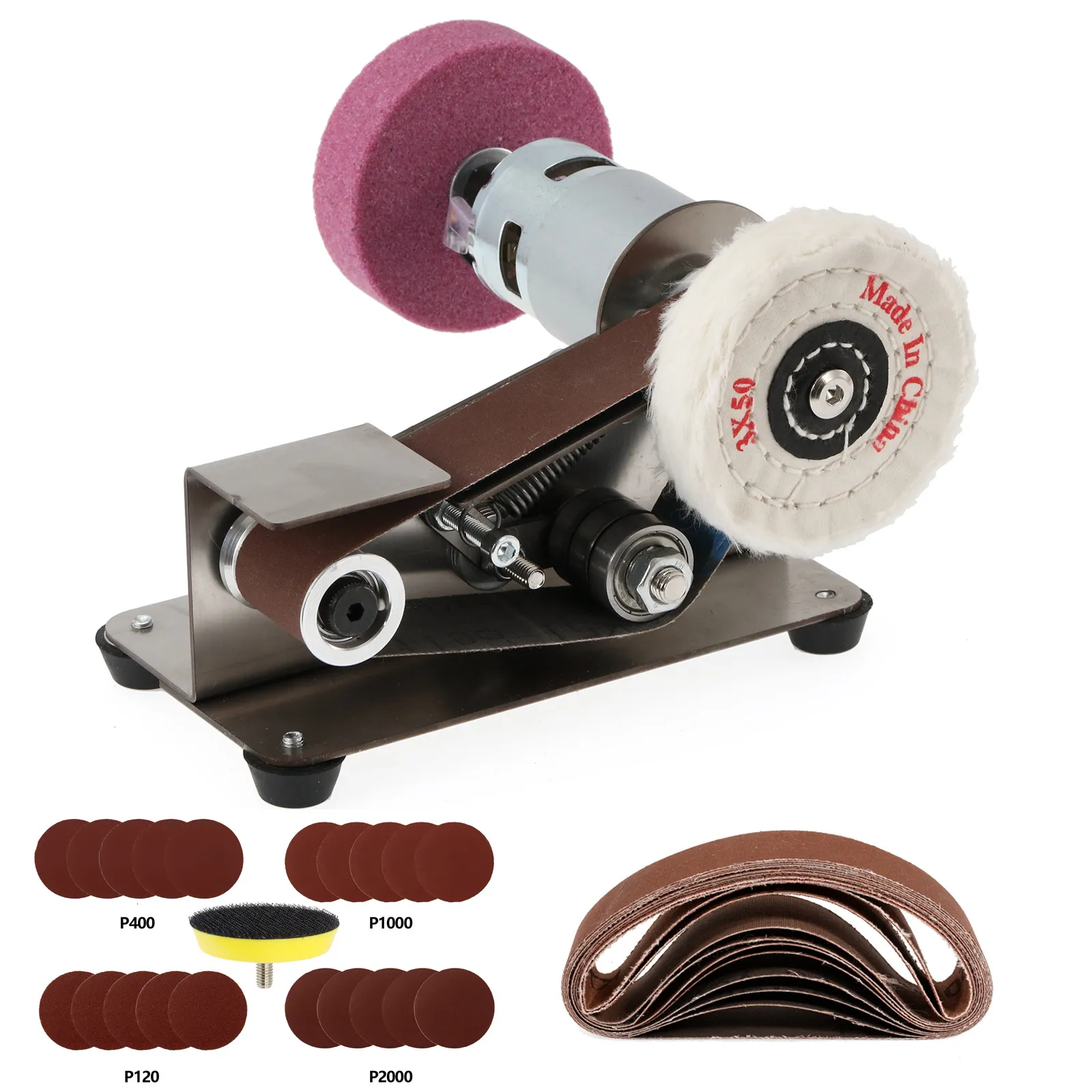 Mini Electric Belt Sander: DIY Angle Blade Sharpening Machine For Polishing, Grinding, And ...