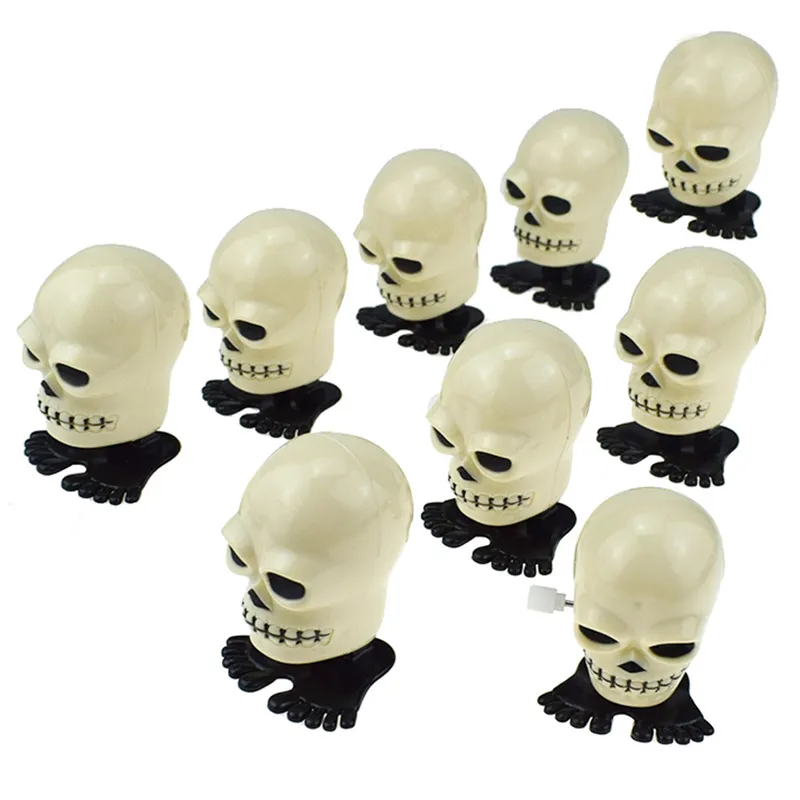 Halloween Wind-Up Toys - Spooky Skull Toys for Kids! Clockwork Walking ...