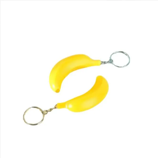 Keychain Flashlight Mini Banana Keychain LED Light Bag Phone Car ...