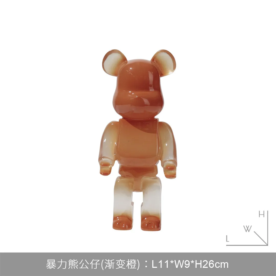 DHgate.com:26cm Y2K Cartoon Figure Ornament - Violent Bear Figurine for ...