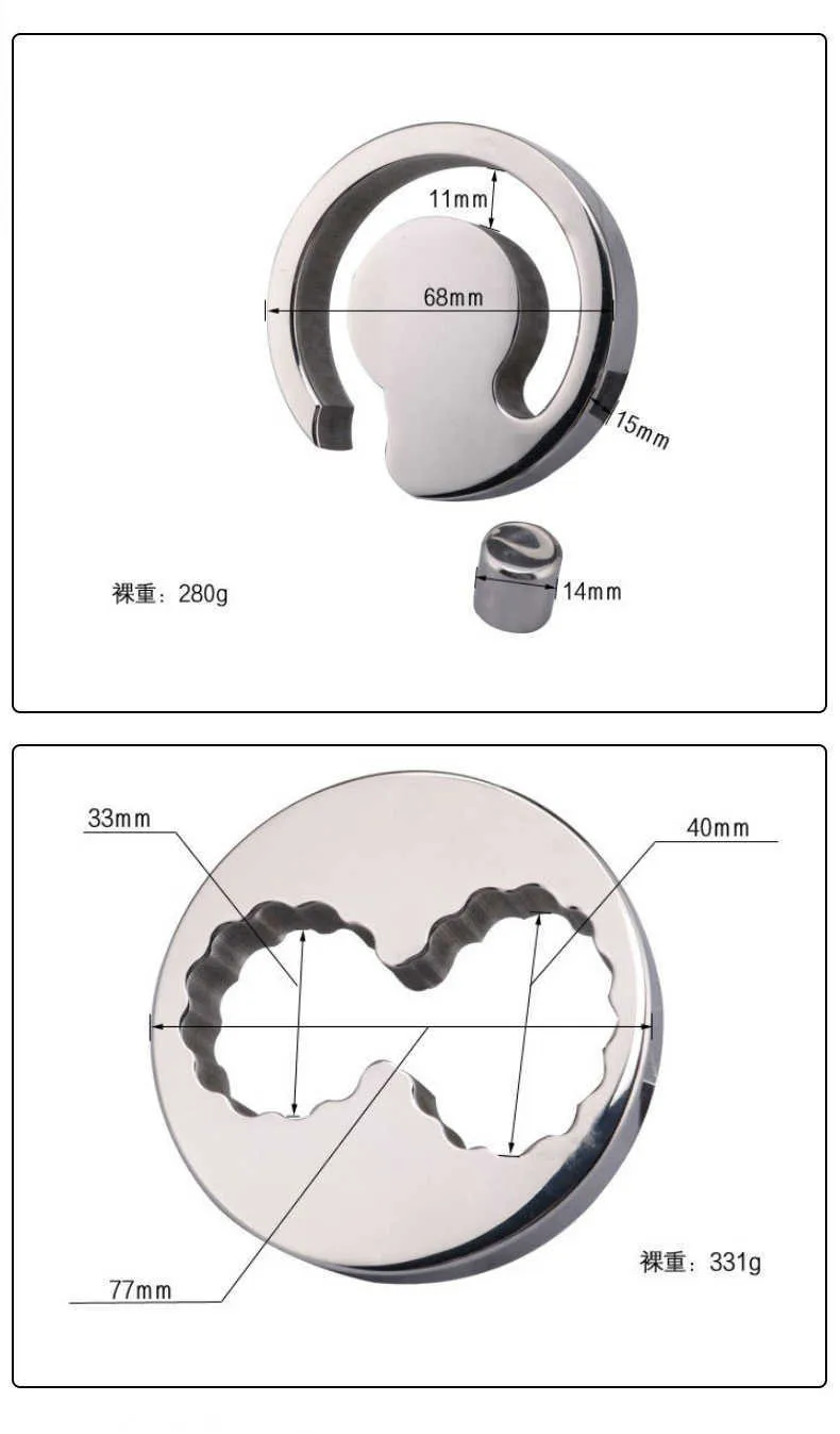 Stainless Steel scrotum stretcher and Scrotum Pendant Set for Men ...