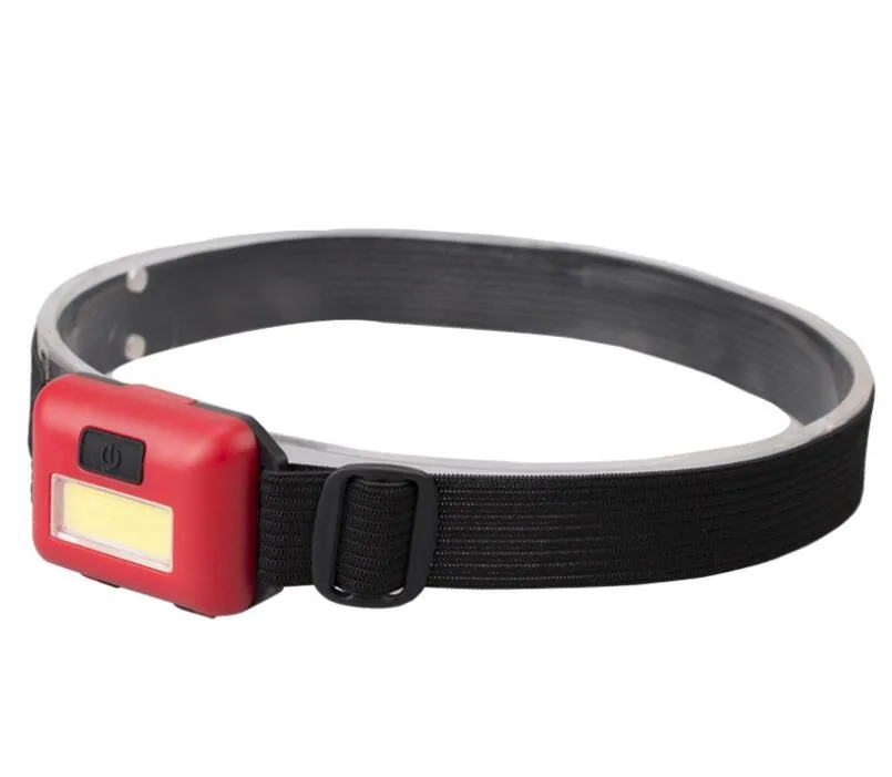 Mini LED COB Headlight Portable Outdoor Camping Fishing Cycling Head ...