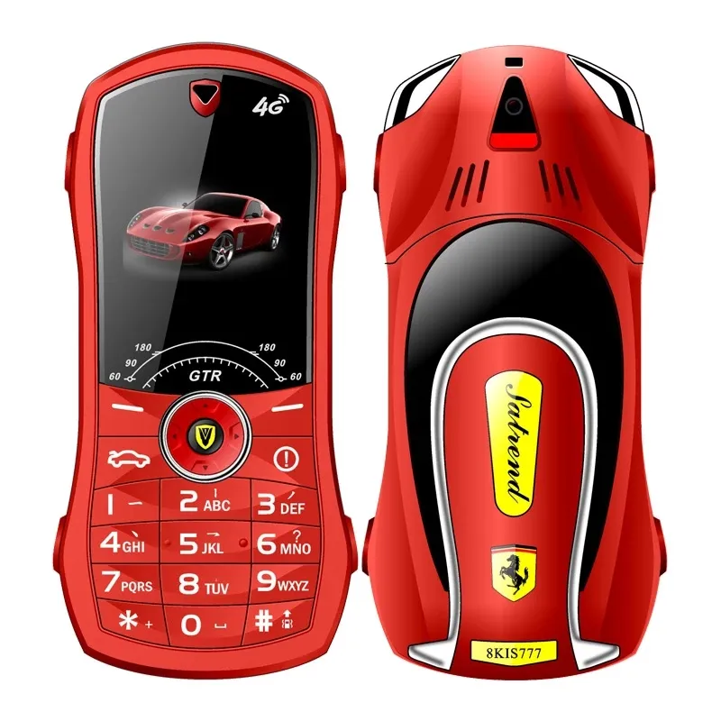 Mini Car Shape Toy Cellphone Rugged Metal Cover, Dual SIM, Low Price ...