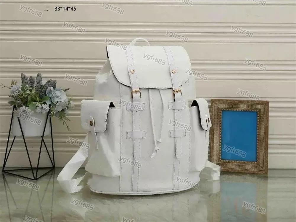 Classic Christopher GM Men Designer Backpack Vintage Mid Sized Embossed ...