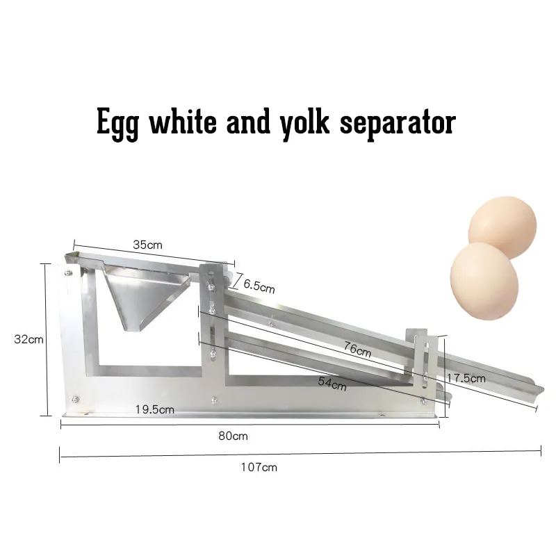 Commercial Egg Separator - Stainless Steel Egg White Yolk Separator ...