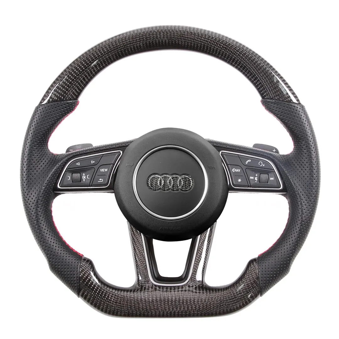 Carbon Fiber Steering Wheels For Audi Q3 A5 Custom Auto Steering System Accessories From Maxdo ...