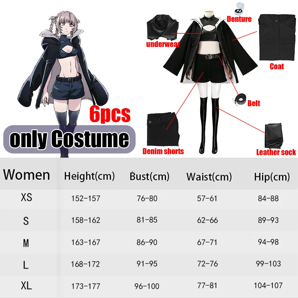 Costume Accessories Call Of The Night Cosplay Nanakusa Nazuna Wig Black ...