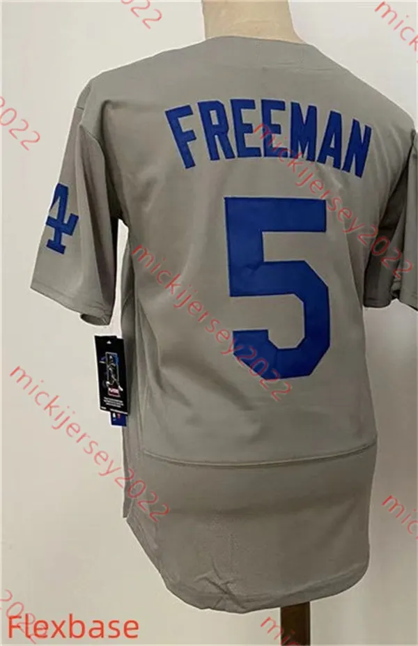 College Baseball Wears Mens Stitched 5 Freddie Freeman Baseball Jersey 7 Julio URIAS 22 Clayton ...