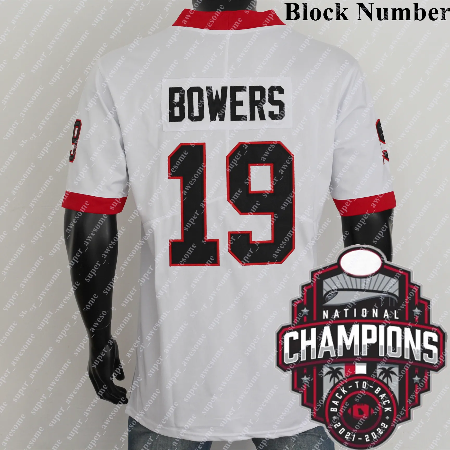 2023 Championship Football Jerseys Authentic Patch Designs For Stetson ...