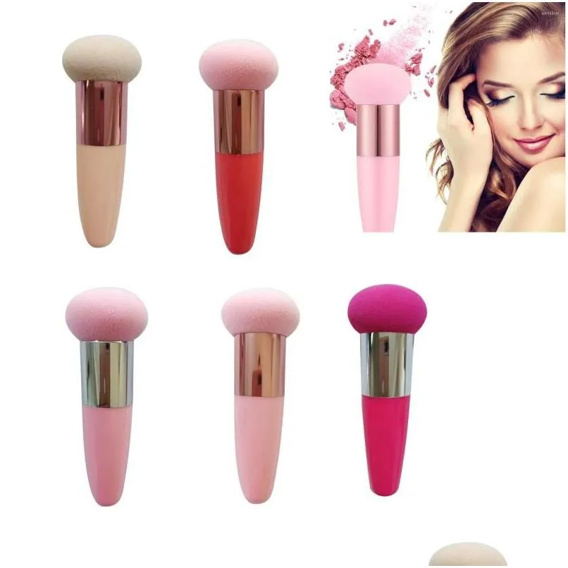 Mushroom Head Makeup Sponge Applicator: Soft Cotton Powder Puff Beauty ...