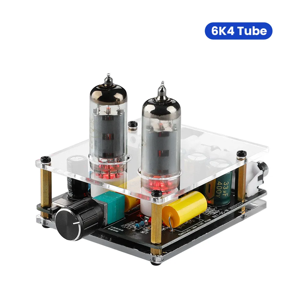 Amplificadores AIYIMA Actualizado 6K4 Preamplificador De Tubo Amplificadores HiFi Tube Preamp ...