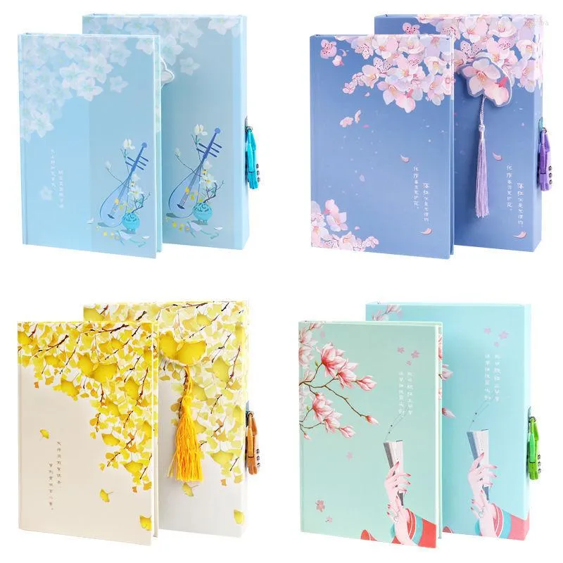 Wholesale Kawaii Chinese Style Notebook With Travel Lock Password ...