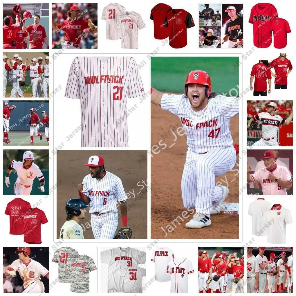 Stitched N.C. State Wolfpack Baseball Jersey Trea Turner, Carlos Rodon ...