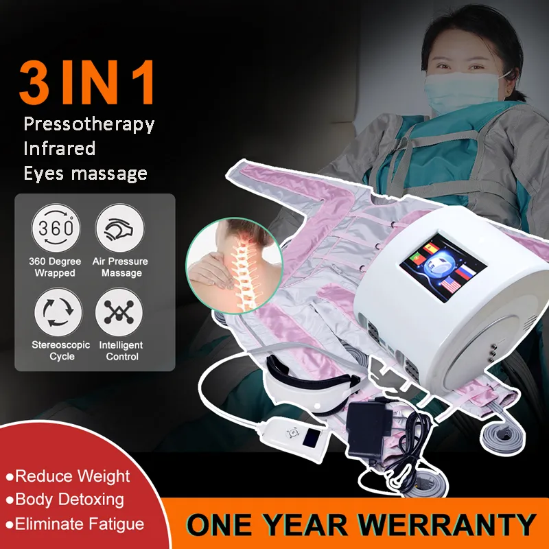 Full Body Massager: 24 Air Bags Pressotherapy Compression Machine For ...
