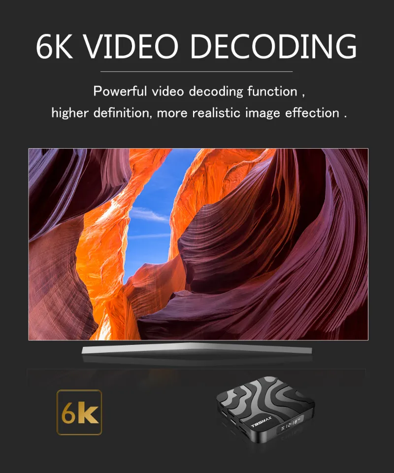Premium 6K TV Box: Android 12, 4GB RAM, 32GB ROM, Dual-Band WiFi - Shop ...