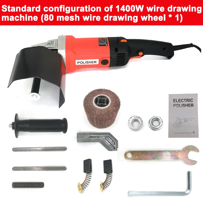 1400W Burnishing Polisher - 3000RPM Metal Polishing Sander, Wire ...