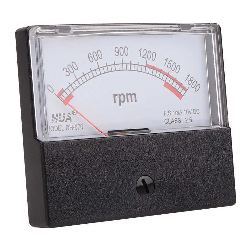 DH-670 Analog Tachometer - Precision RPM Gauge 1800/2500/3000/3500 ...